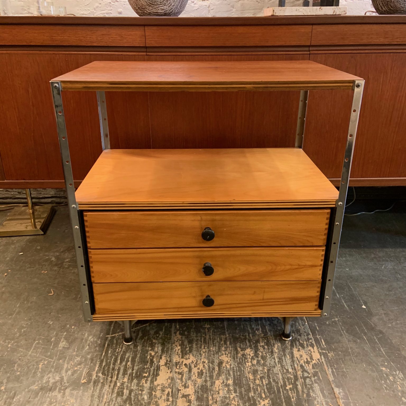 Charles and Ray Eames Small 3 Drawer ESU Cabinet – Mid-Century Modern ...