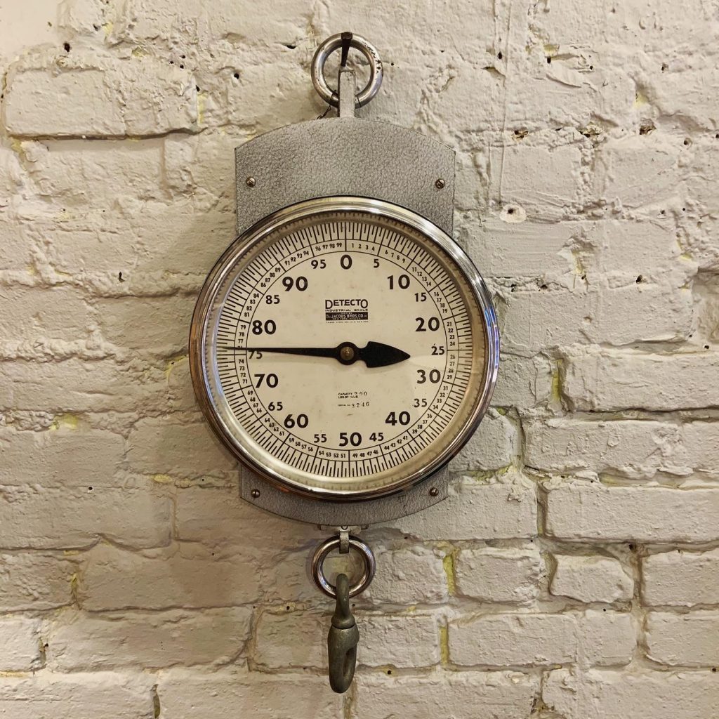 Massive Vintage Industrial Hanging Detecto Scale – Mid-Century Modern ...