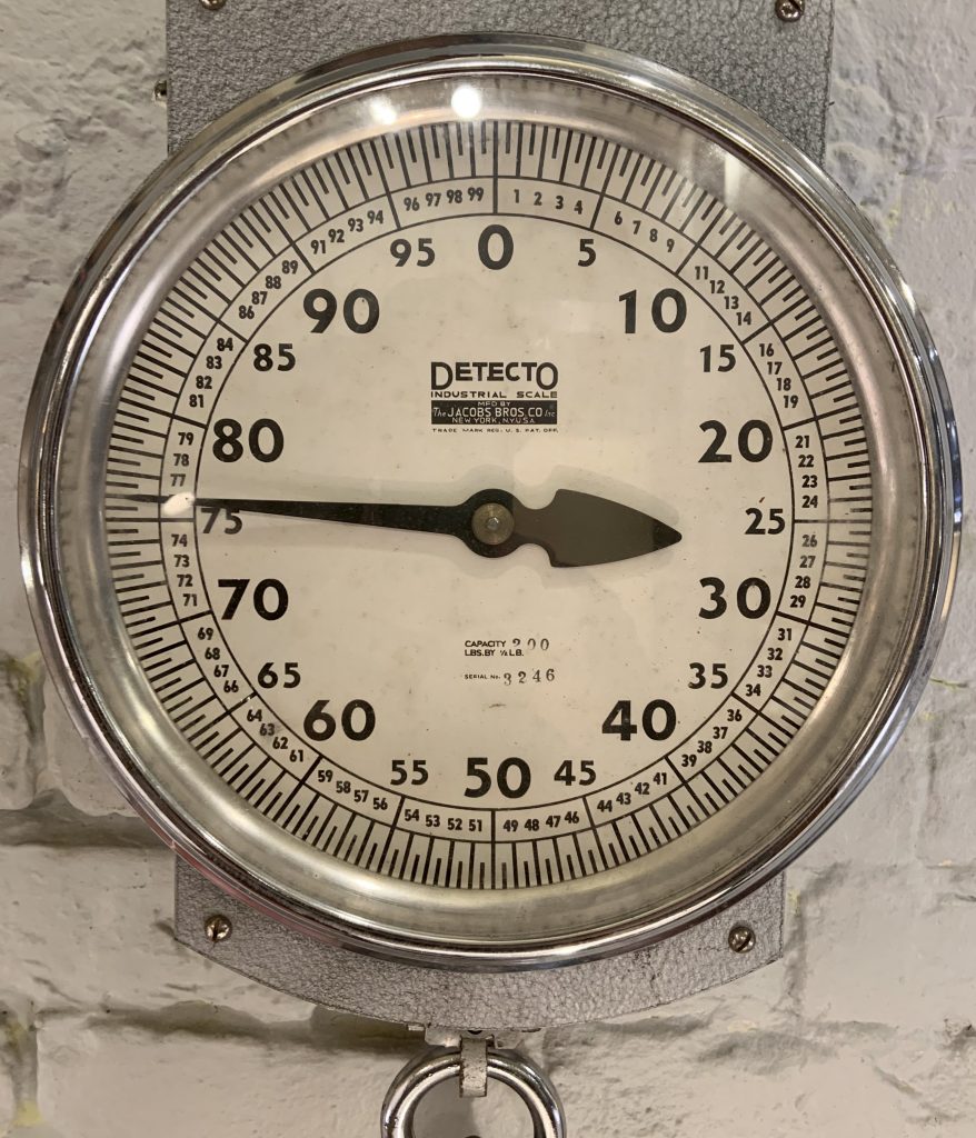 Massive Vintage Industrial Hanging Detecto Scale – Mid-Century Modern ...