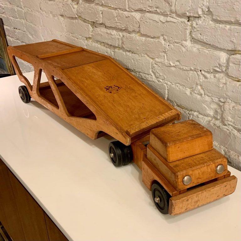 Community Playthings Large Vintage Double Decker Car Trailer – Mid ...