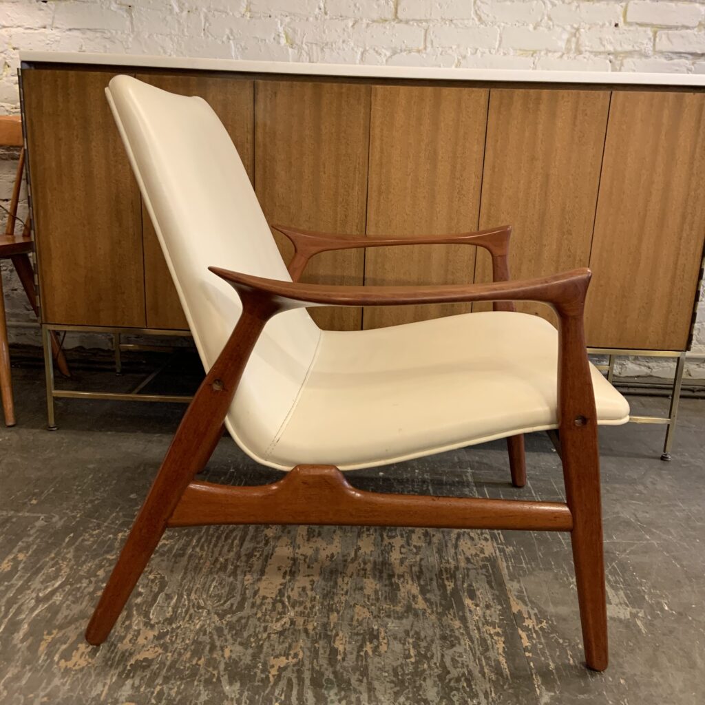 Arne Hovmand-Olsen Teak Eazy Chair 240 for Mogens Kold – Mid-Century ...